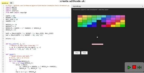 Create Games With Python Online Pygamezero Simulator