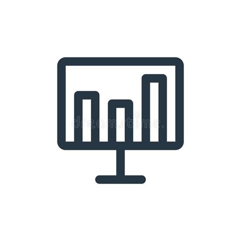 Analytics Icon Vector From Business Concept Thin Line Illustration Of Analytics Editable Stroke
