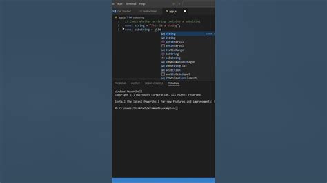 Check Whether A String Contains A Substring In Javascript Youtube