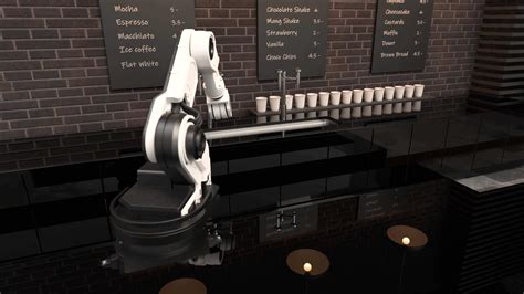 Automatic Coffee Machine By The Robot Robotic Arm Serving Coffee 15548654 Stock Video At Vecteezy