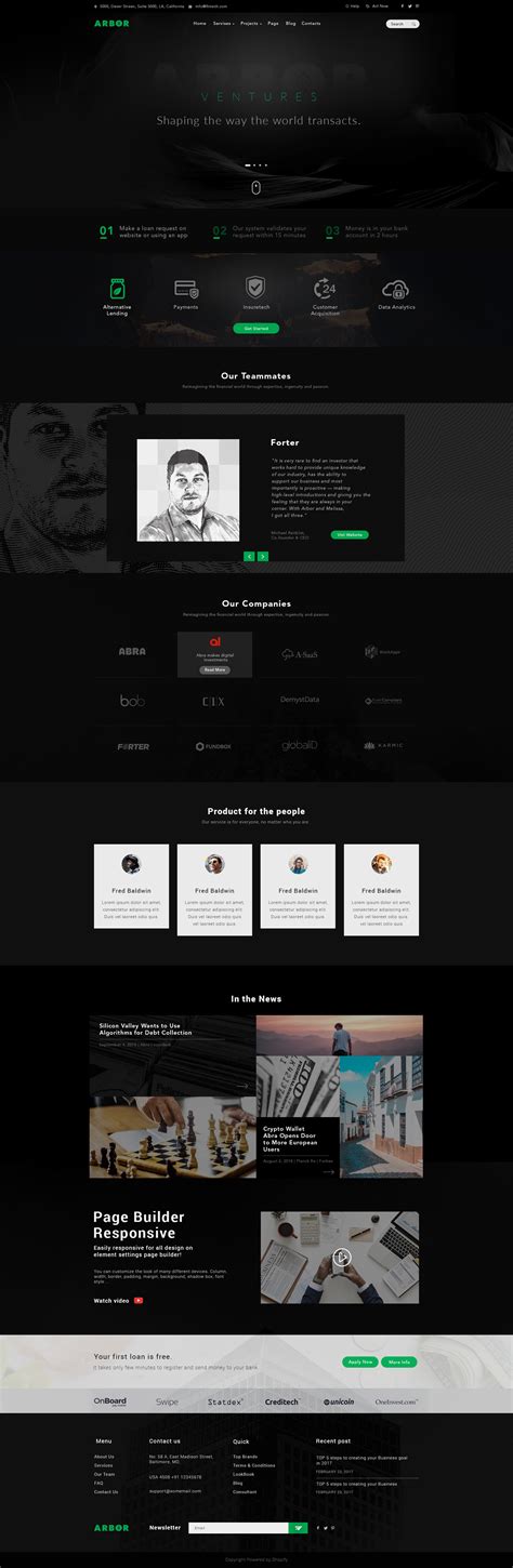 Website UI UX Behance