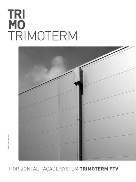 Horizontal Façade System Trimoterm Ftv Pdf Wall Civil Engineering