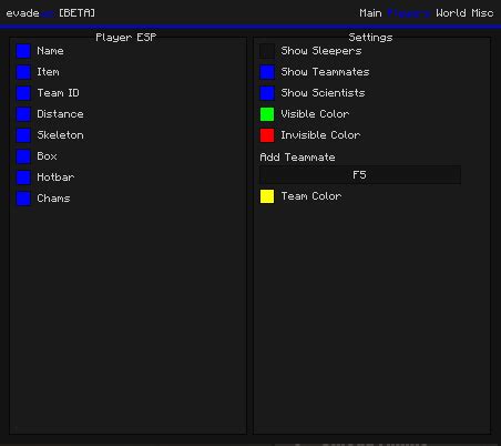 Evade Rust Cheat Rust Cheats CHEATSDB ORG Legit Scam Cheats Database