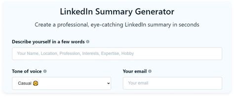 12 Linkedin Summary Generators Chatfai Blog