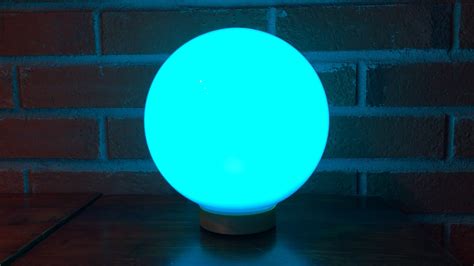 Updated My “touch” Lamp From A Month Ago Now It Shows Weather Blinks