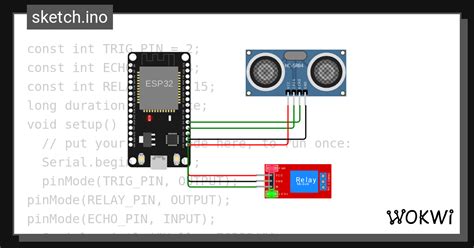 Relay Switch Wokwi ESP STM Arduino Simulator