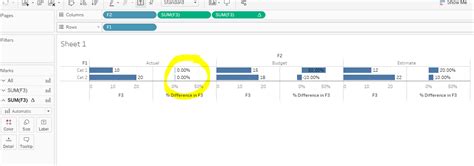 Tableau Hide Table Calculation For Only One Column Stack Overflow