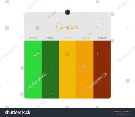 Color Tone Code Vector Illustration Stock Vector Royalty Free