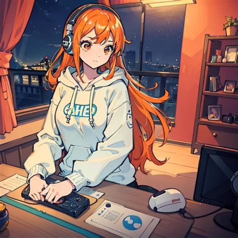 Premium Ai Image Gamer Girl