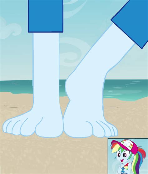 Rainbow Dashs Feet On Sand By Yungstuff On Deviantart