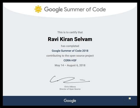 Ravi Kiran Selvam On Linkedin Gsoc Algorithms Cern Blogging Root Deeplearning 16 Comments