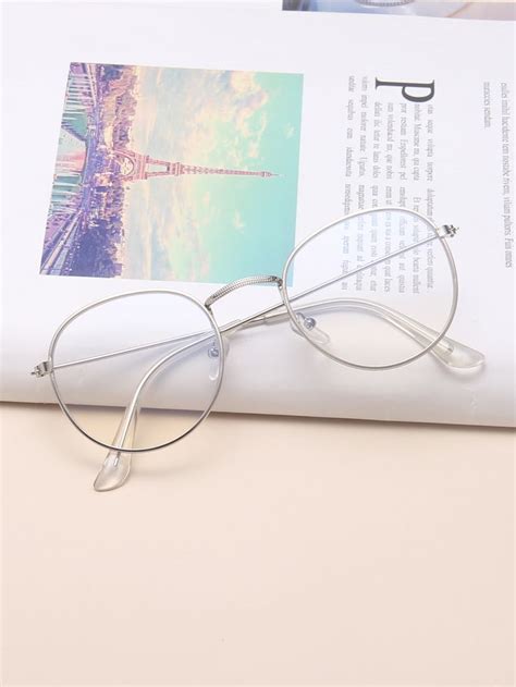 Metal Frame Glasses Romwe Usa Armações De Metal Óculos Da Moda Óculos
