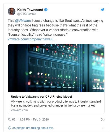 Vmware Will Charge Double Licensing Fees For Cpus With More Than 32 Cores