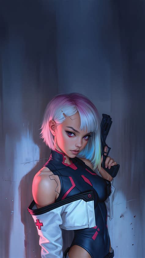 1080x1920 Cyberpunk 2077 Lucy Netrunner Iphone 7 6s 6 Plus Pixel Xl One Plus 3 3t 5 Hd 4k
