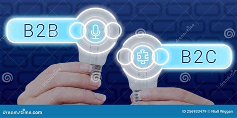 Sign Displaying B2b B2c Business Overview Two Types For Sending Emails To Other Showing Outlook