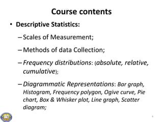 Basic Biostatistics Introduction The Course Pdf