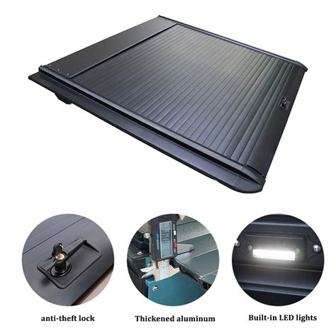 도요타 탄투 2021 용 픽업 리어 테일 커버 자동차 테일 게이트 방수 트럭 개폐식 부트 롤업 커버 개조된 액세서리 Aliexpress