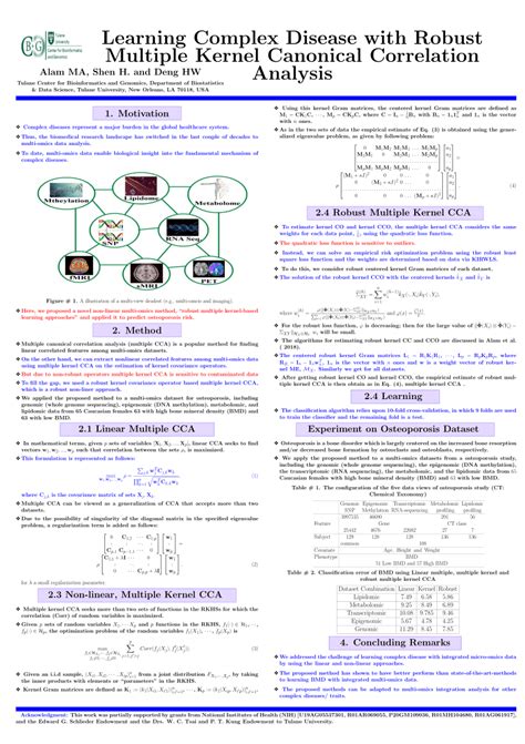 Pdf Learning Complex Disease With Robust Multiple Kernel Canonical