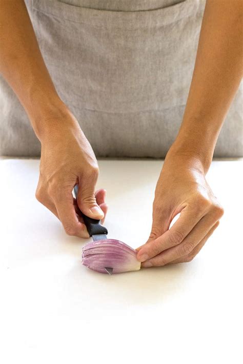 How To Cut Shallots 3 Ways Jessica Gavin
