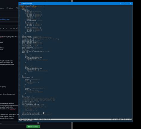 Window Opacity Showing Solid Color Instead Of Transparency · Issue 553 · Weztermwezterm · Github