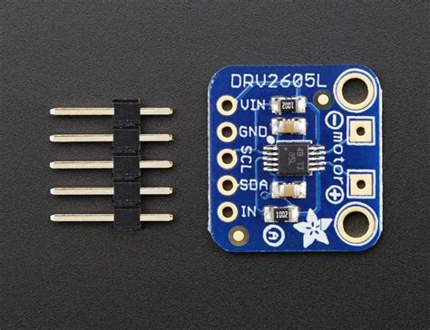 assembly adafruit drv2605l haptic controller breakout adafruit