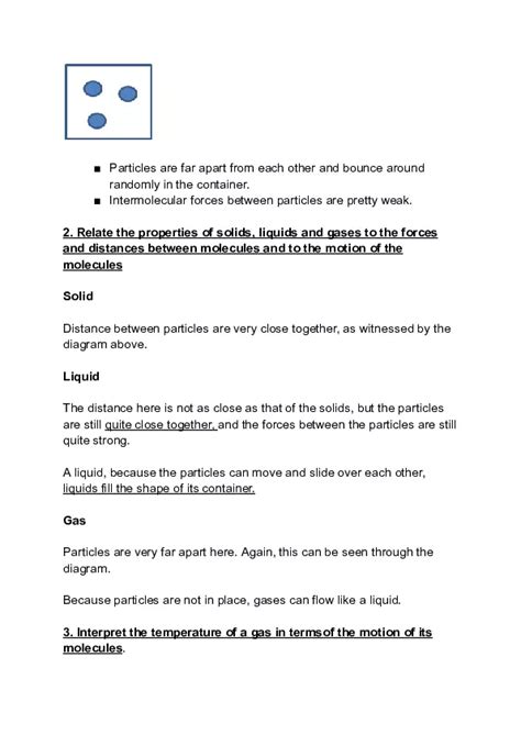 Igcse Coordinated Science Molecular Model University Of Cambridge Edubirdie