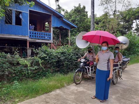 ကျိုက်ဒုံမြို့၌ မြန်မာဘာသာ၊ပိုးကရင်ဘာသာ၊စကောကရင်ဘာသာဖြင့် ကိုဗစ် ၁၉ ရောဂါ ကာကွယ် ထိန်းချုပ်နိုင
