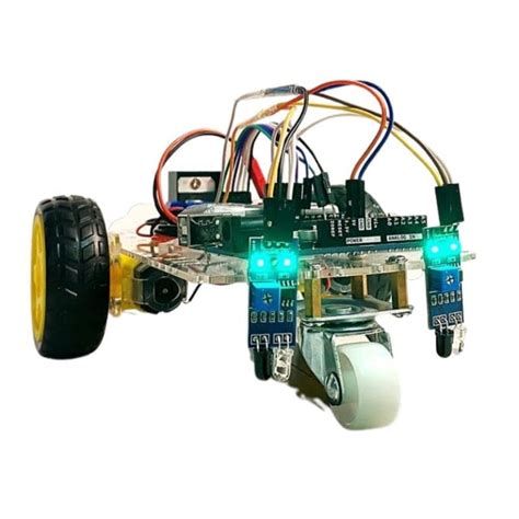 Arduino Obstacle Avoiding Line Follower Robot Diy Kit Radiogear Bd