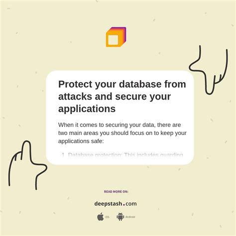 Protect Your Database From Attacks And Secure Your Applications Deepstash