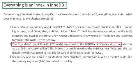 关于innodb表数据和索引数据的存储 jeremycole csdn博客