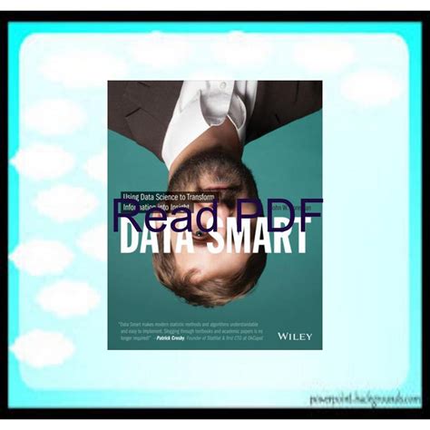 Artstation Ebook Read Pdf Data Smart Using Data Science To Transform Information Into