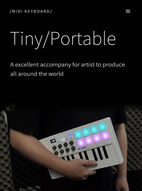 M VAVE SMK 25 USB MIDI Keyboard Controller Mini 25 Keys Wireless With Software EBay