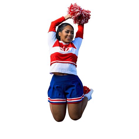 Download Cheerleader Jumping High Png Xby