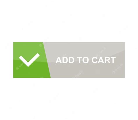 Premium Vector Add To Cart Button