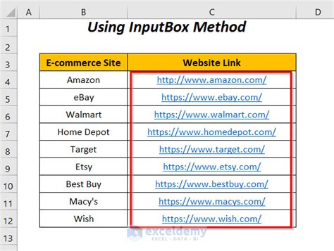How To Activate Multiple Hyperlinks In Excel 4 Ways Exceldemy