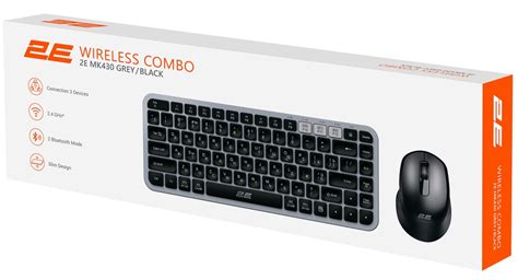 2e Mk430 Combo Keyboard And Mouse Gray Black Veli Store