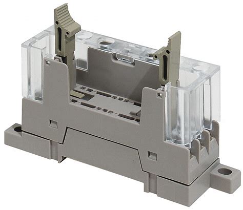 Omron 6 A Rating Din Rail And Surface Socket Mounting Relay Socket 2lcl6 P7sa 10f Grainger