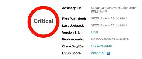 Critical Cisco Ise Cloud Vulnerability Cvss 99 With Poc Exploit