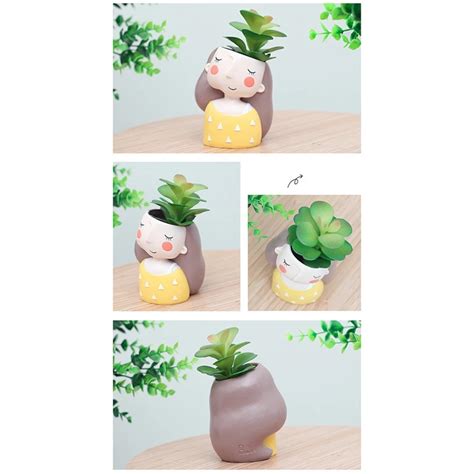 Hlzs цветочный набор для девочек 4 шт европейский стиль суккулентные горшки для растений