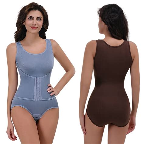 Ready Stock Seamless Top Body Shaper Plus Size Bodysuit For Women