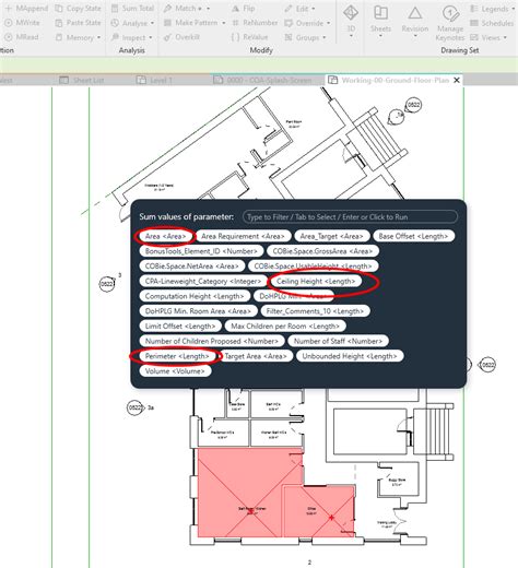 PyRevit Sum Total Sum Multiple Parameter Values Issue Pyrevitlabs PyRevit GitHub