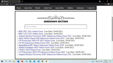 Working Search Bar Using Html Css And Simple Few Lines Javascript Youtube