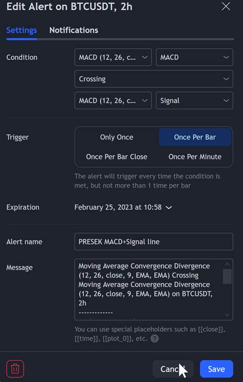 Trading View Fake Alert How To Set Macd Signal Line Crossover R