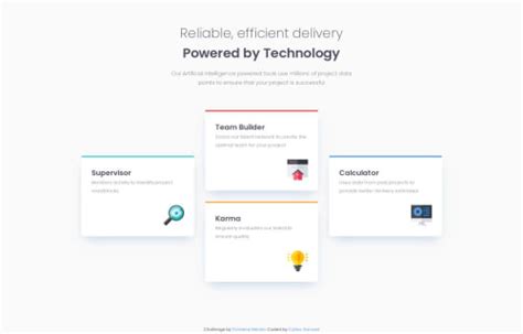 Frontend Mentor Four Cards Challenge With Css Grid And Media Coding Challenge Solution