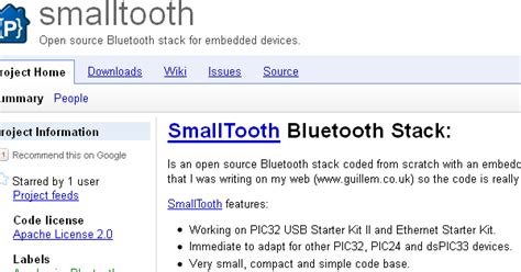 Open Source Bluetooth Stack For PIC And PIC Dangerous Prototypes