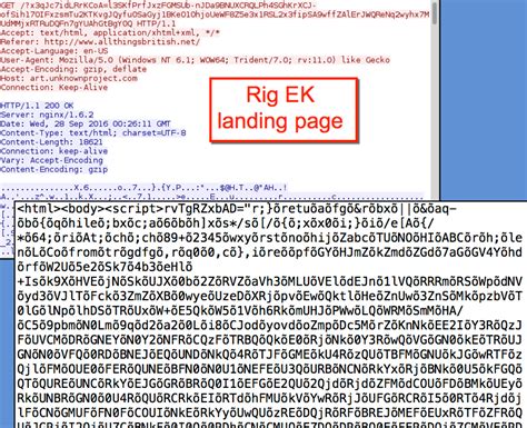Rig Exploit Kit From The Afraidgate Campaign Sans Internet Storm Center