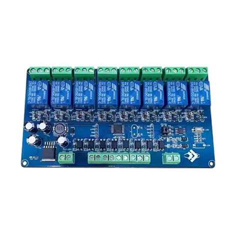 DC7 30V Modbus RTU 8 Channel Relay Module RS485 TTL UART 8 Channel Input And 8 Channel Output