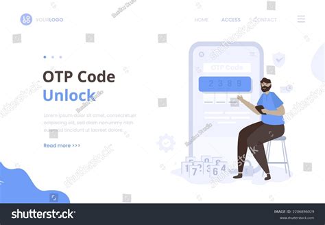 Otp Code Onetime Password Security Access Stock Vector Royalty Free
