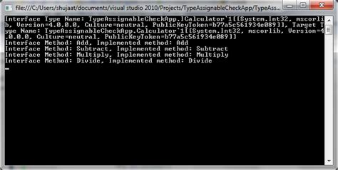Muhammad Shujaat Siddiqi If Type Implements Interface True Part Ii
