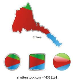 Fully Editable Flag Eritrea Map Internet Stock Vector Royalty Free 44381161 Shutterstock